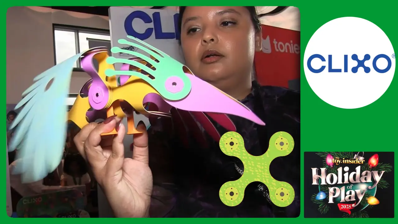 Light, Flexible, Magnetic Building Toy by Clixo - First L00k