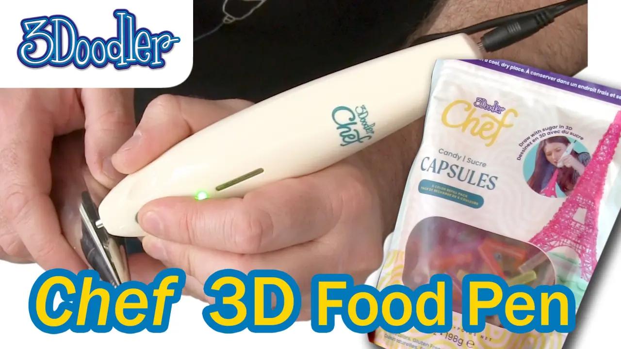 3D Pen Printers - Flow (Plastic) and Chef (Food) - First L00k
